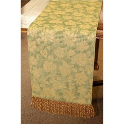 Corona Decor European Woven Floral 84-inch Table Runner - Bed Bath ...
