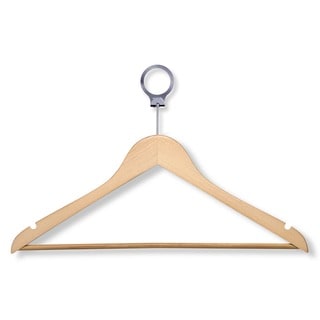 Honey-Can-Do 24-Pack Maple Wood Hotel Suit Hangers - Bed Bath & Beyond ...