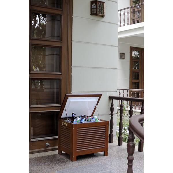 Merry Products Wooden Patio Cooler - Bed Bath & Beyond - 6053522