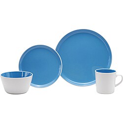 Oneida Color Burst Berryberry Blue 16-piece Dinnerware Set - Bed Bath ...