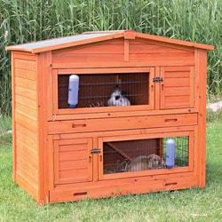 TRIXIE Large 2-story Rabbit Hutch with Attic - Bed Bath & Beyond - 6100411