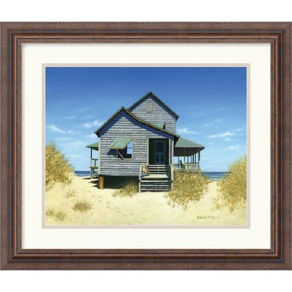 Daniel Pollera 'Oceanfront Bungalow' Framed Art Print - Bed Bath ...