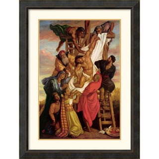 Tim Ashkar 'Descent from the Cross' Framed Art Print - Bed Bath ...