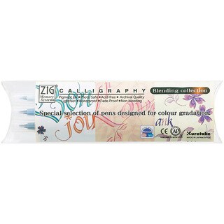 Zig Memory System Calligraphy Blending Markers (Pack of 3) - Bed Bath ...