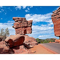 Stewart Parr 'Colorado - Balanced Rock at Garden of the Gods' Unframed ...