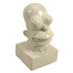 Hand-Carved The Simpsons 'Homer Simpson' Soapstone Sculpture (Kenya ...