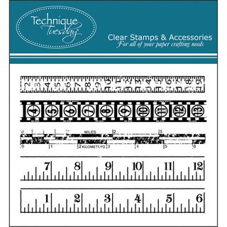Technique Tuesday 'Measure Up' Clear Stamps - Bed Bath & Beyond - 6178787