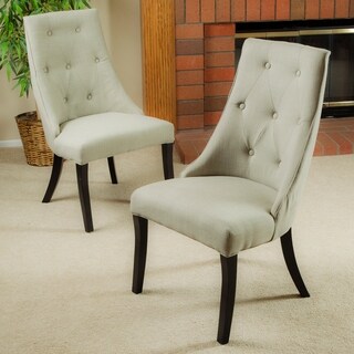 Tufted Scoop Back Chairs (Set of 2) by Christopher Knight Home - Bed ...