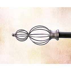 Nickel Bird Cage Finials (Set of 2) - Bed Bath & Beyond - 6217462