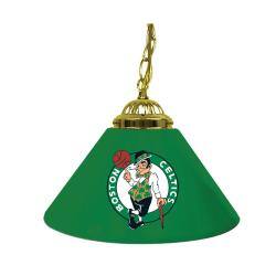 Boston Celtics 14-inch NBA Single Shade Billiard Lamp - 14" x 14" x 9.5 ...
