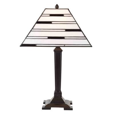 Aztec Lighting Bronze Tiffany Style 1-light Table Lamp - Overstock ...