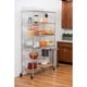 TRINITY NSF 6-tier Chrome Wire Shelving Rack - - 6264851