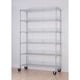 TRINITY NSF 6-tier Chrome Wire Shelving Rack - - 6264851