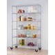 TRINITY NSF 6-tier Chrome Wire Shelving Rack - - 6264851