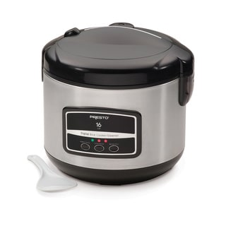 Presto Stainless Steel 16-cup Digital Rice Cooker - Bed Bath & Beyond ...