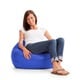 BeanSack Royal Blue Vinyl Bean Bag Chair - Bed Bath & Beyond - 6271375