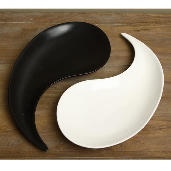 Yin Yang Plate Set (Peru) - Bed Bath & Beyond - 6281218