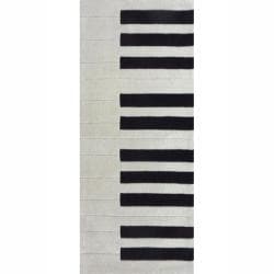 Brooklyn Rug Co Handmade Piano Keyboard Runner (2'6 x 8') - Bed Bath ...