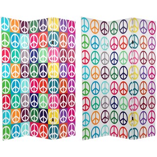 6-foot Tall Double Sided Peace Room Divider (China) - Bed Bath & Beyond ...