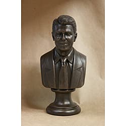 Bronze Finished Bonded Marble Bust of Ronald Reagan - Bed Bath & Beyond ...
