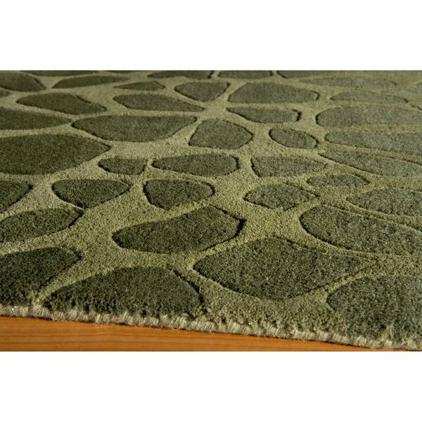 Momeni Delhi Ombre Stones Green Hand-Tufted Wool Rug - 8' x 10' - Bed ...