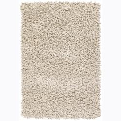 Artist's Loom Hand-woven Wool Shag Rug (7'9x10'6) - 7'9 x 10'6 - Bed ...