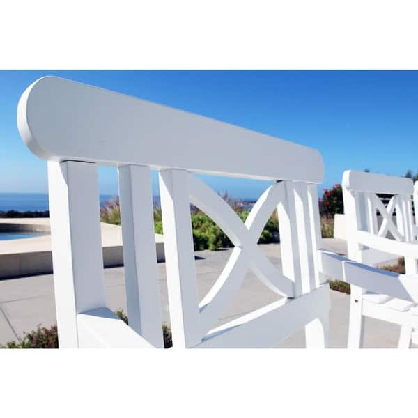 Surfside Eco-friendly Outdoor Wood Arm Chair by Havenside Home - Bed ...