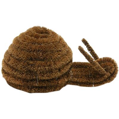 Rubber-Cal 'Snail' Coir Boot Coconut Brush Scraper - Overstock - 6448688