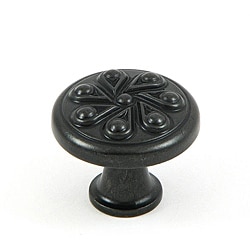 Stone Mill 'Milton' Antique Black Cabinet Knobs (Case of 25) - Bed Bath & Beyond - 6472752