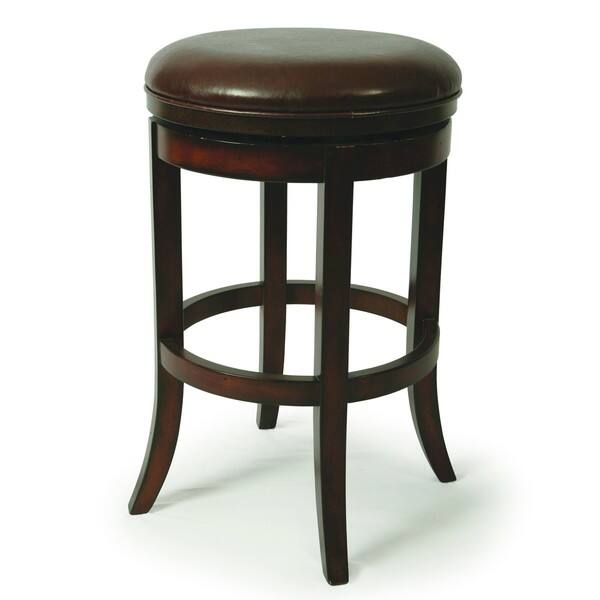 Timberview 26-inch Backless Swivel Counter Stool - Bed Bath & Beyond ...