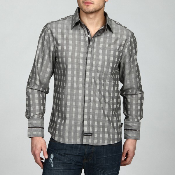 Shop English Laundry Men's Revolution Woven Shirt - Overstock - 6499425