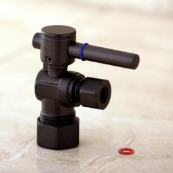 Corrosion-Resistant Single-Handle Oil-Rubbed Bronze Angle Valve Stop ...