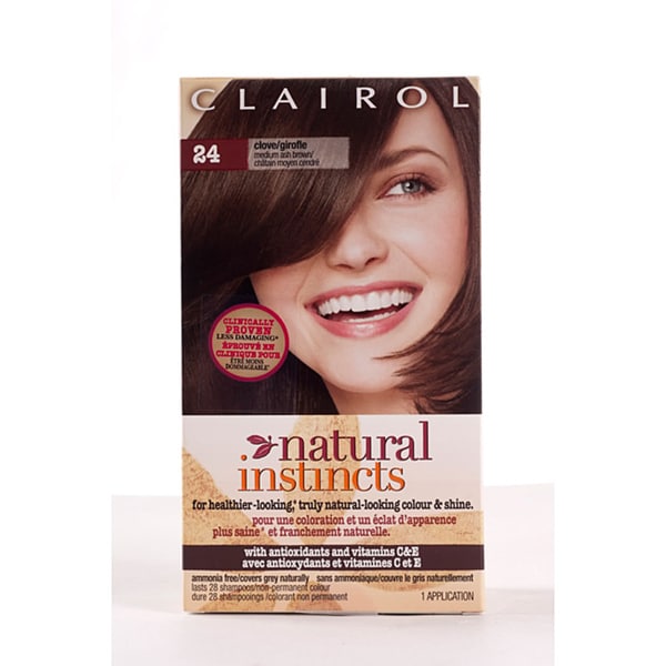 Shop Clairol Natural Instincts #24 Clove Medium Ash Brown Hair Color ...