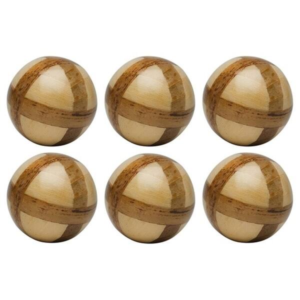 Red Vanilla Nature Sphere Corn Husk 4-inch Ball (Set of 6) - Bed Bath ...
