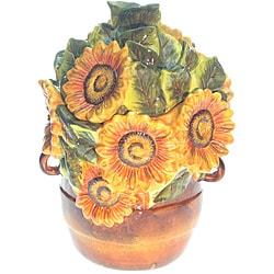 Certified International 'Tuscan Sunflower' 11-inch Cookie Jar - Bed ...
