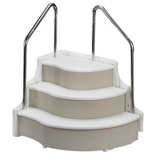Blue Wave Stainless Steel 1-Rail Handrail for Grand Entrance In-Ground ...