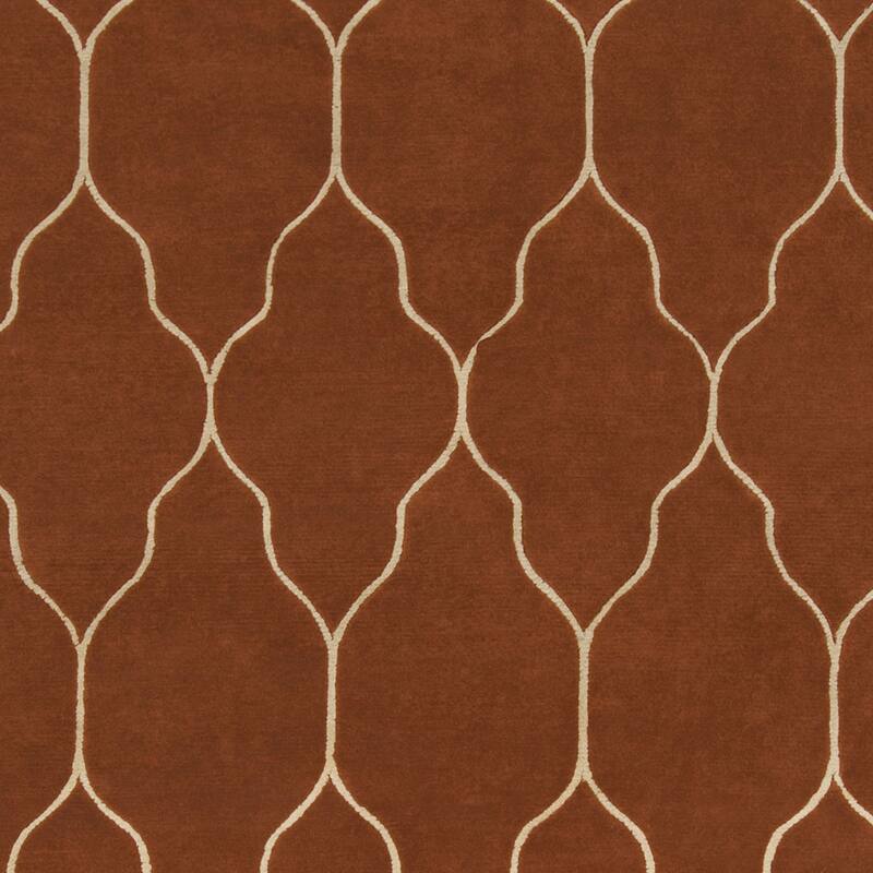 Hand-knotted Brown Adella Wool Area Rug - 8' x 11' - 8' x 11 ...