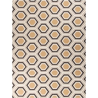 Hand-woven Grey Redeemer Wool Area Rug - 8' x 11'/Surplus - Bed Bath ...