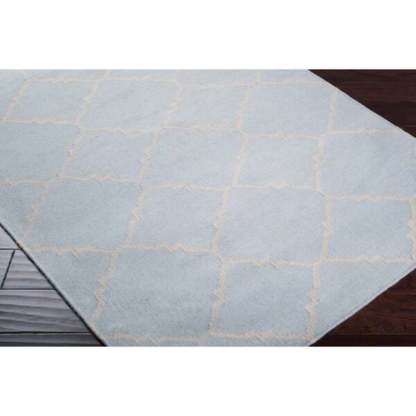 Hand-woven Blue Wool Baylis Area Rug - 8' x 11'/Surplus - Bed Bath ...