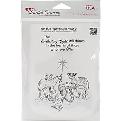 Heartfelt Creations 'Nativity Scene' Cling Rubber Stamp Set - Bed Bath ...