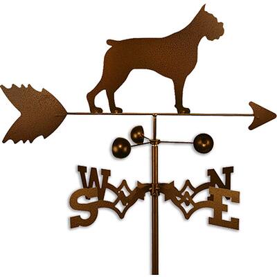 Handmade Boxer Dog Copper Weathervane - Overstock - 6575642