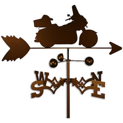 Handmade Harley Motorcycle Weathervane - Overstock - 6575889