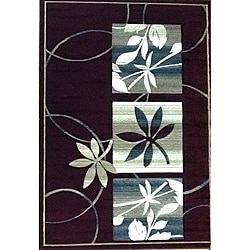 Generations Burgundy Floral Rug - 7'9 x 10'5 - Bed Bath & Beyond - 6587821