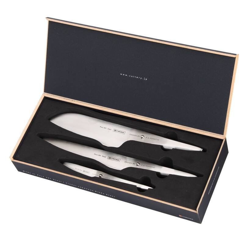 Chroma Type 301 by F.A. Porsche 3-piece Knife Set - Overstock - 6596185