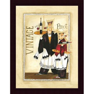 Jennifer Garant 'Wine & Roses III' Framed Print Art - Off White/Black ...