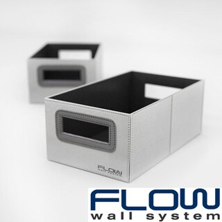 Flow Wall Decor Small Collapsible Platinum Storage Bins (Set of 2 ...