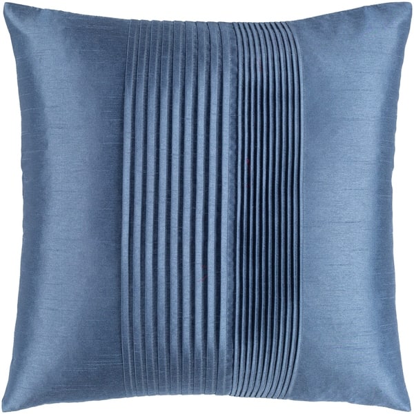 Livabliss Decorative Hind Pleated 18-inch Square Throw Pillow - Bed ...