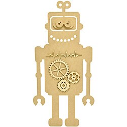 Kaisercraft Beyond The Page MDF Robot Wall Art - Bed Bath & Beyond ...