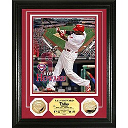 Philadelphia Phillies Ryan Howard Gold Coin Photo Mint - Bed Bath ...