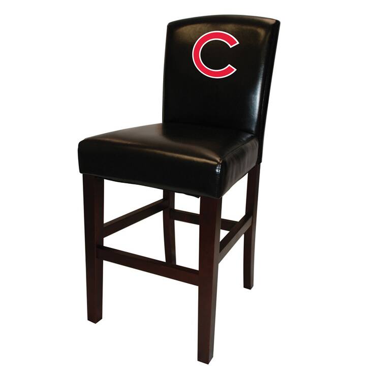 MLB Chicago Cubs Black 24-inch Counter Stool - Overstock - 6641573